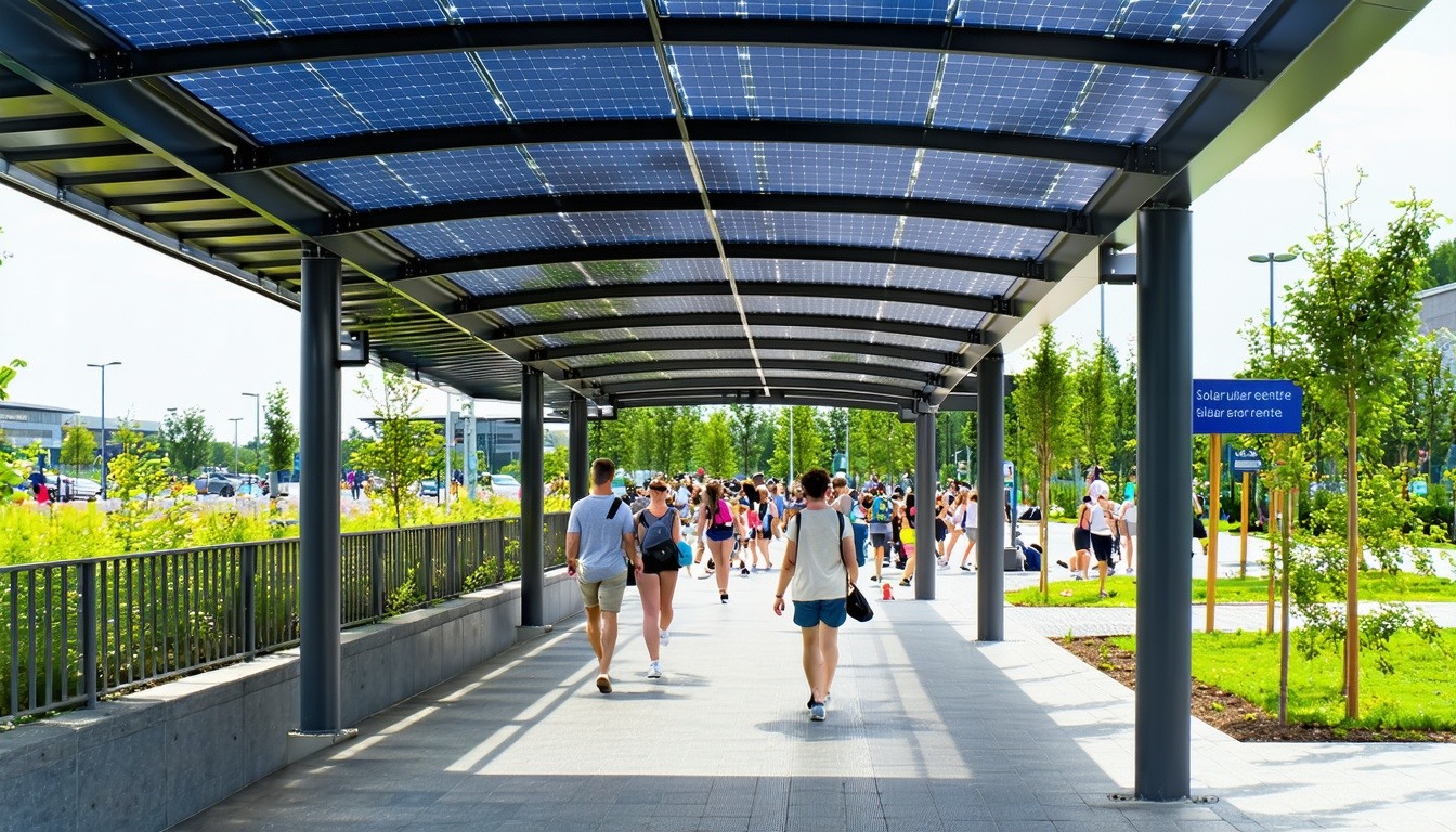 The Benefits of Solar Canopies for Leisure Centres and Sports Facilities