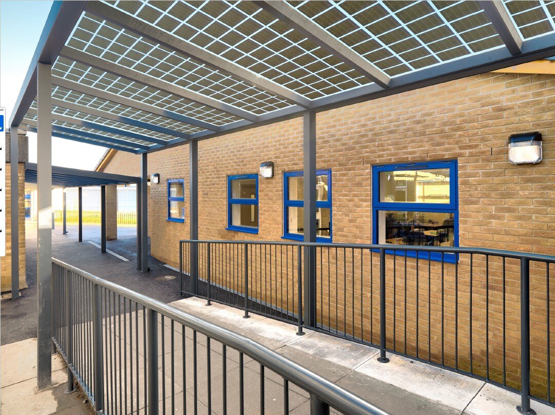 What are solar panel walkways?